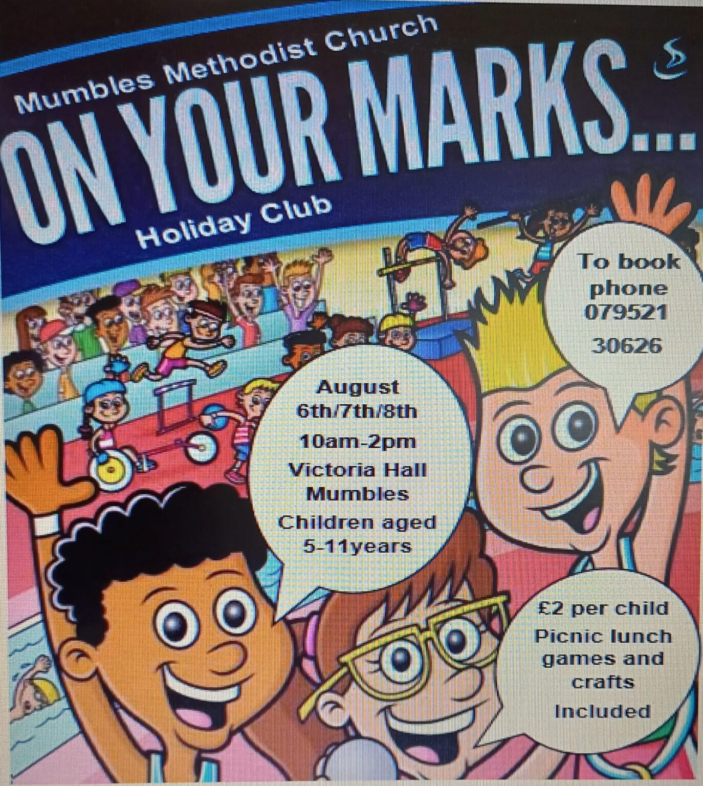 Holiday Club – 6-8th August 2024 – Mumbles Methodist Church